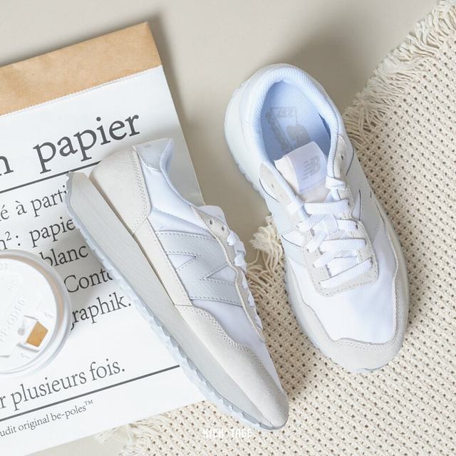 Authentic NEWBALANCE New Balance men's and women's NB237 sneakers thick ...