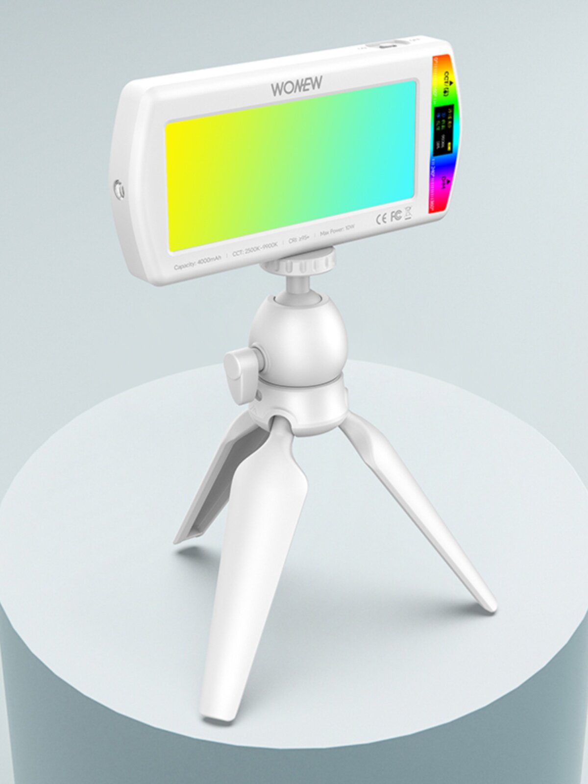 Wonew FL06 RGB Fill Light - Преносима RGB светлина за селфита и ...