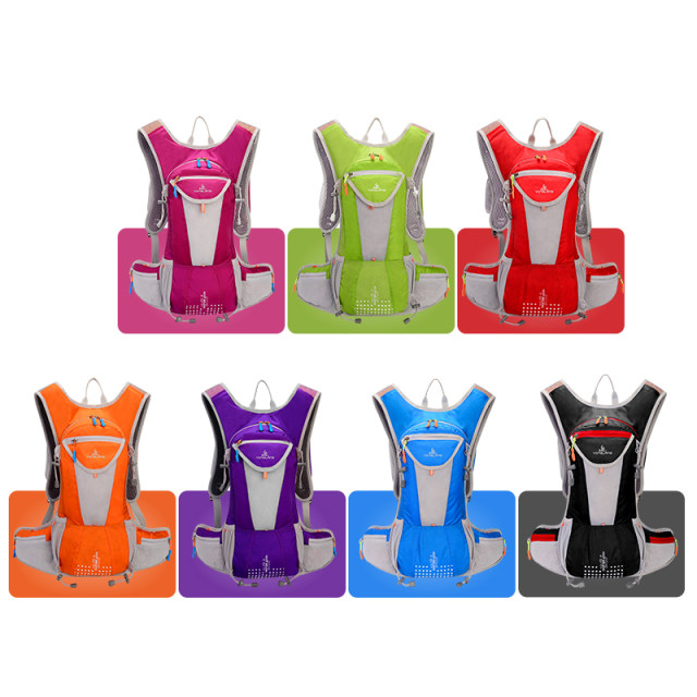 Cross-country running backpack, small outdoor mountaineering water bag ...