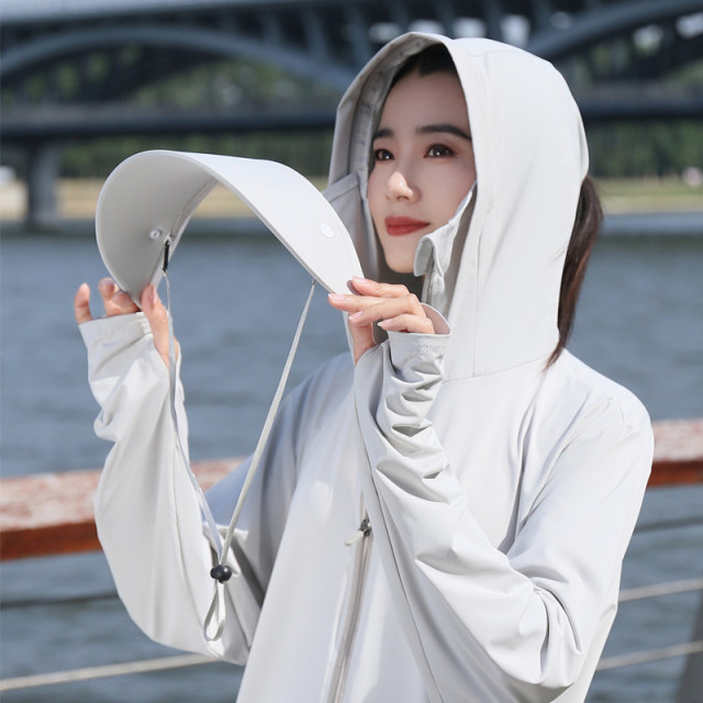 Sun protection clothing for women 2024 new summer ice silk UV ...