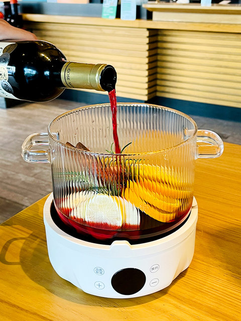 Knowing fire, heat resistant high borosilicon glass boiled pot house ...