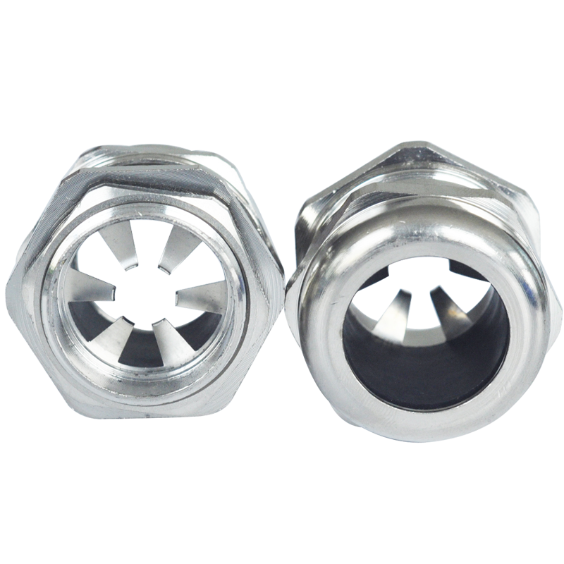 Blue River M-EMC Nickel-Plated Copper Cable Connector - IP68 Waterproof