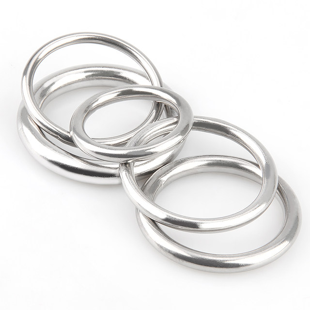 304 stainless steel solid welded O-ring lifting ring solid welded steel ...