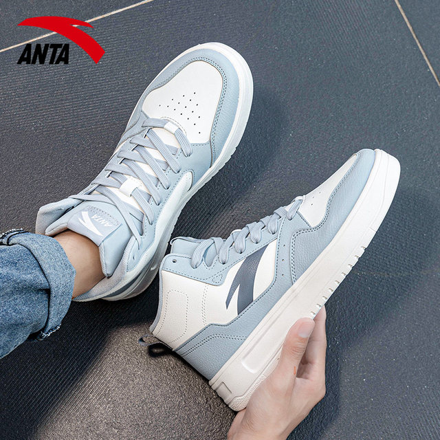 Anta high-top men's shoes 2025 summer new style student height ...