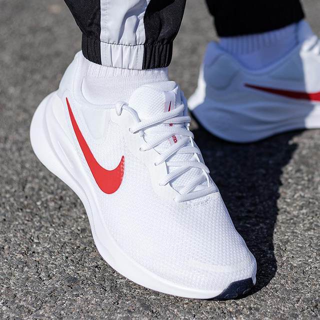 Nike Nike Men's Shoes New White -red Fitness Training Sports Shoes ...