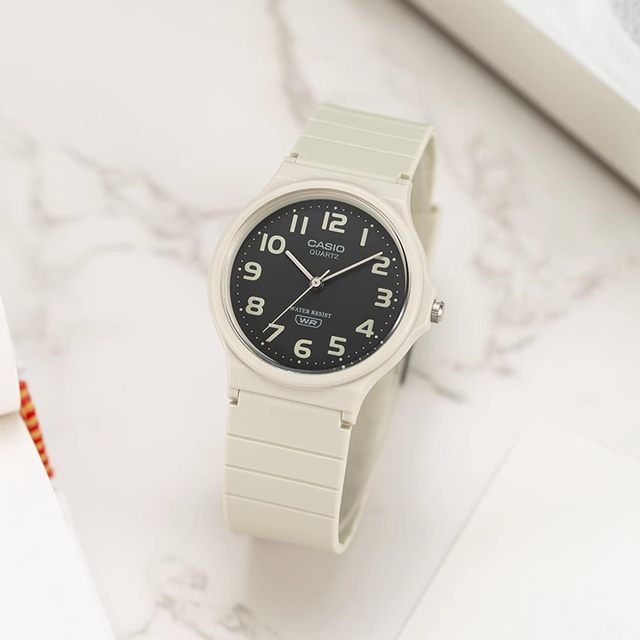 Casio Casio watch men's small black watch women's children's student ...