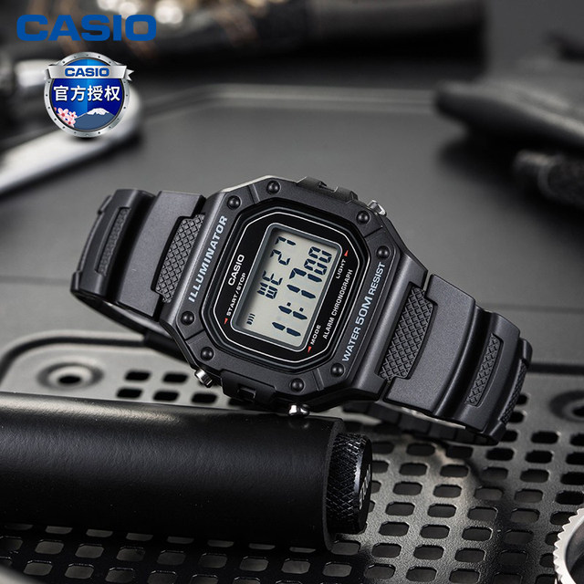 Casio Casio small square watch men's official genuine children's ...