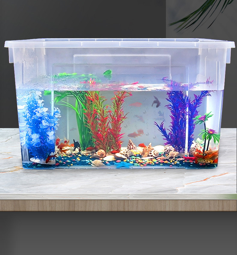 High Transparent Plastic Fish Tank for Household Breeding and Farming
