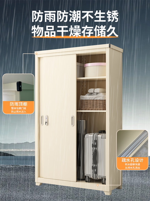Outdoor Sun-Proof and Moisture-Proof Storage Cabinet, Balcony Rain ...