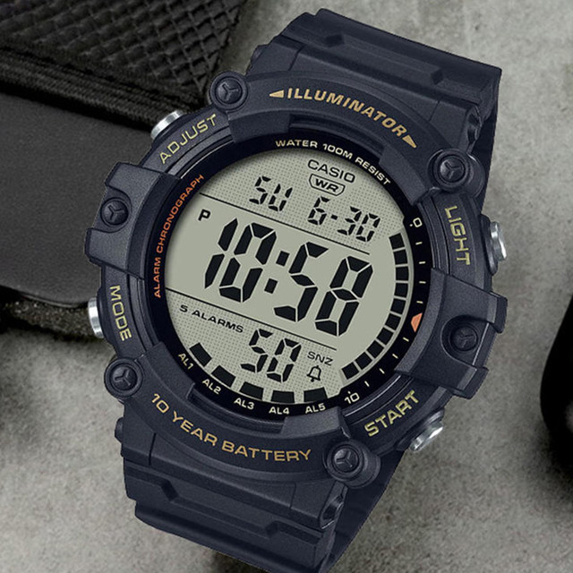 Casio Casio watch men's large screen digital display sports model ...