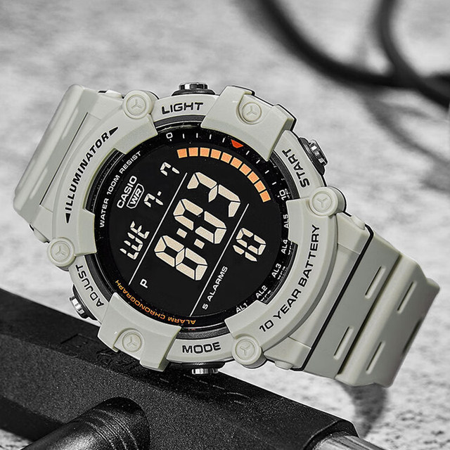 Casio Casio watch men's large screen digital display sports model ...