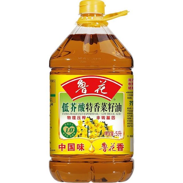 Luhua low erucic acid special coriander oil 5L rapeseed oil edible oil ...
