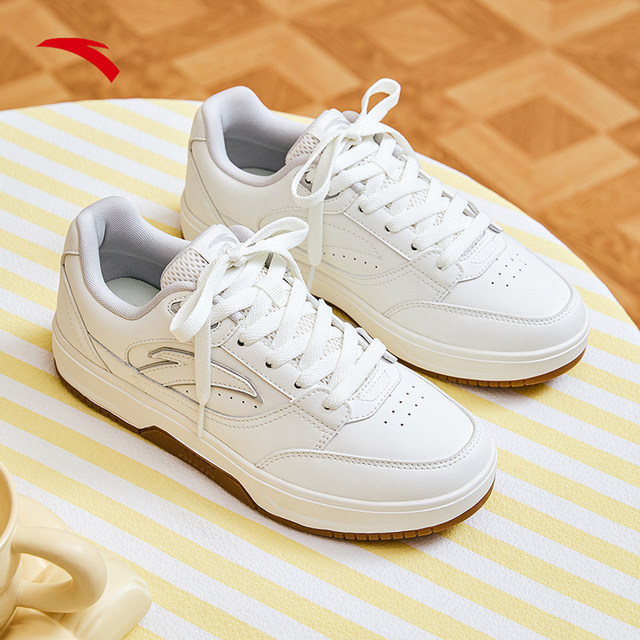 Anta versatile simple white shoes for women new classic sneakers trendy ...
