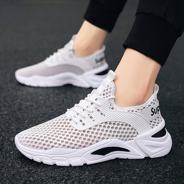 Men's summer breathable shoes mesh shoes youth sports and leisure mesh ...
