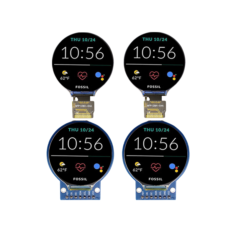 Telesky 1.28 Кръгъл TFT LCD модул - 240x240 HD IPS дисплей