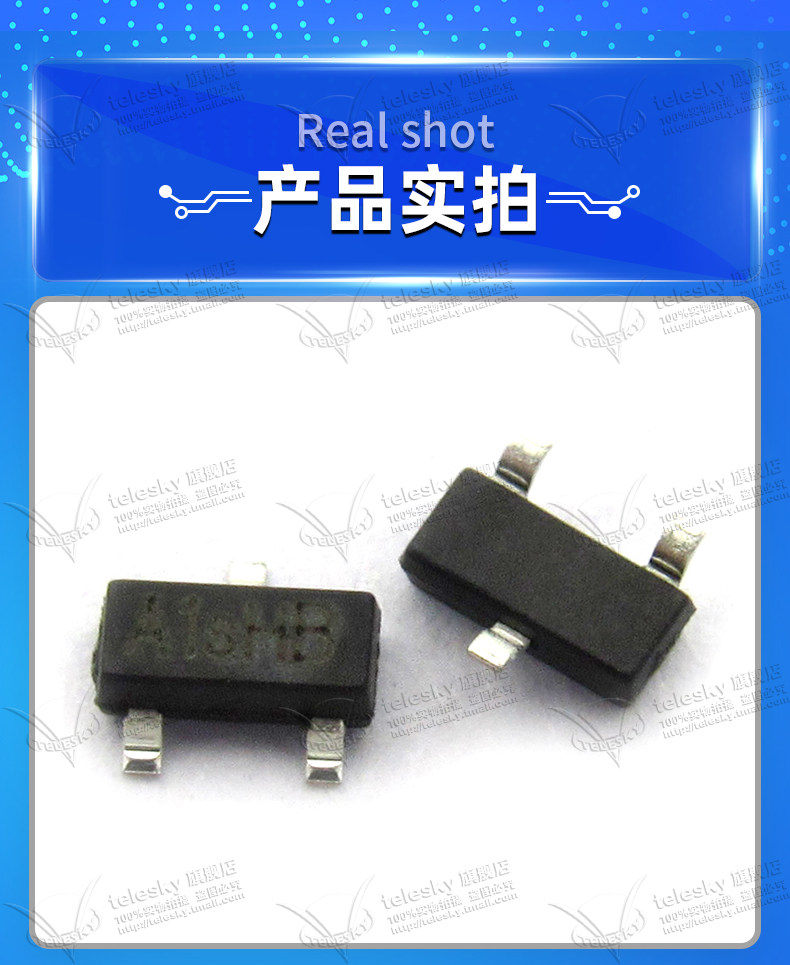 ترانزستور التأثير الميداني Mos Si2301ds-t1-e3 Sot23 رقاقة ترانزستور ...