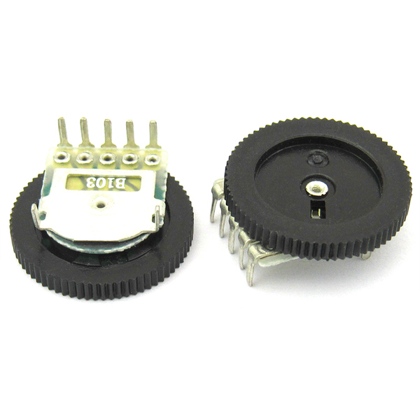 B103 10K Gear Potentiometer Dial Volume Adjustment - Pack Of 5 | EBUY7 ...