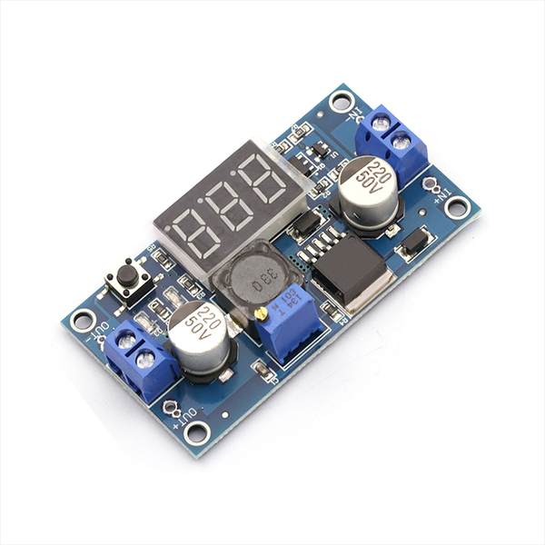 LM2596 DC-DC Adjustable Step-Down Module With Digital Voltmeter Display ...