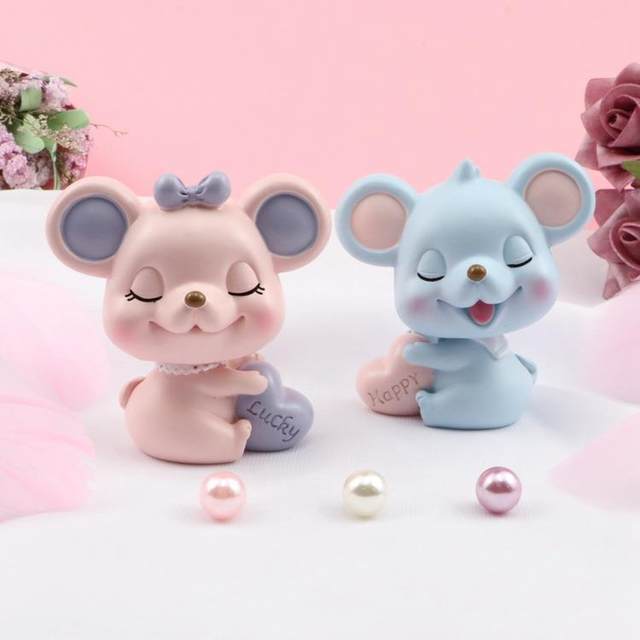 New creative cute head shaking mouse car car car swing interior ...