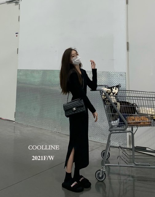 COOLLINE Lin Zixi Hidden Wave Hidden Word Words Woven Dress