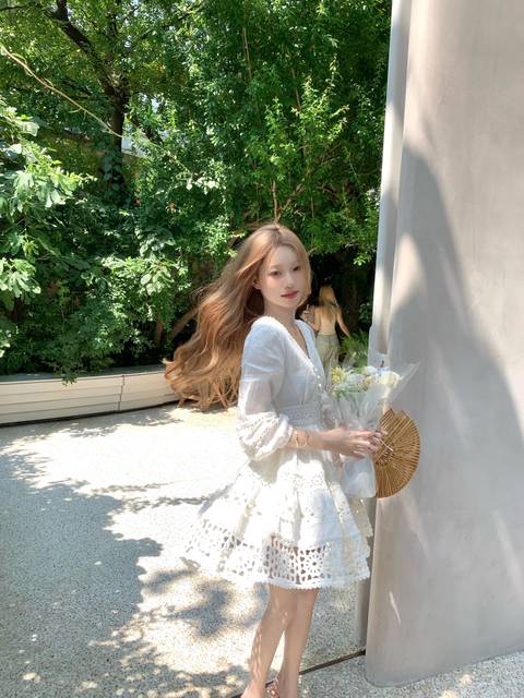 COOLLINE Lin Zixi Limited-time sale heavy craftsmanship lace French ...