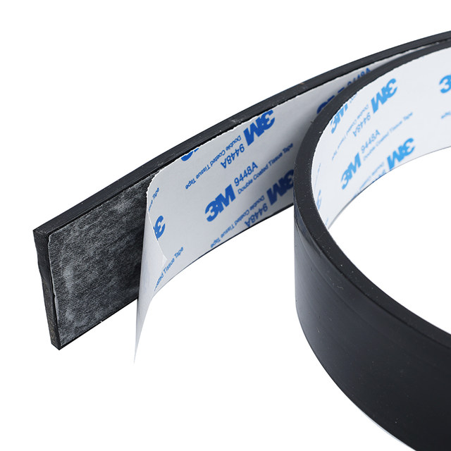 Solid self-adhesive silicone strip, single-sided adhesive, silicone ...