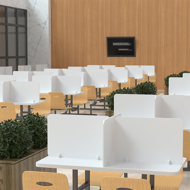 Office computer desk screen desktop partition board divider board ...