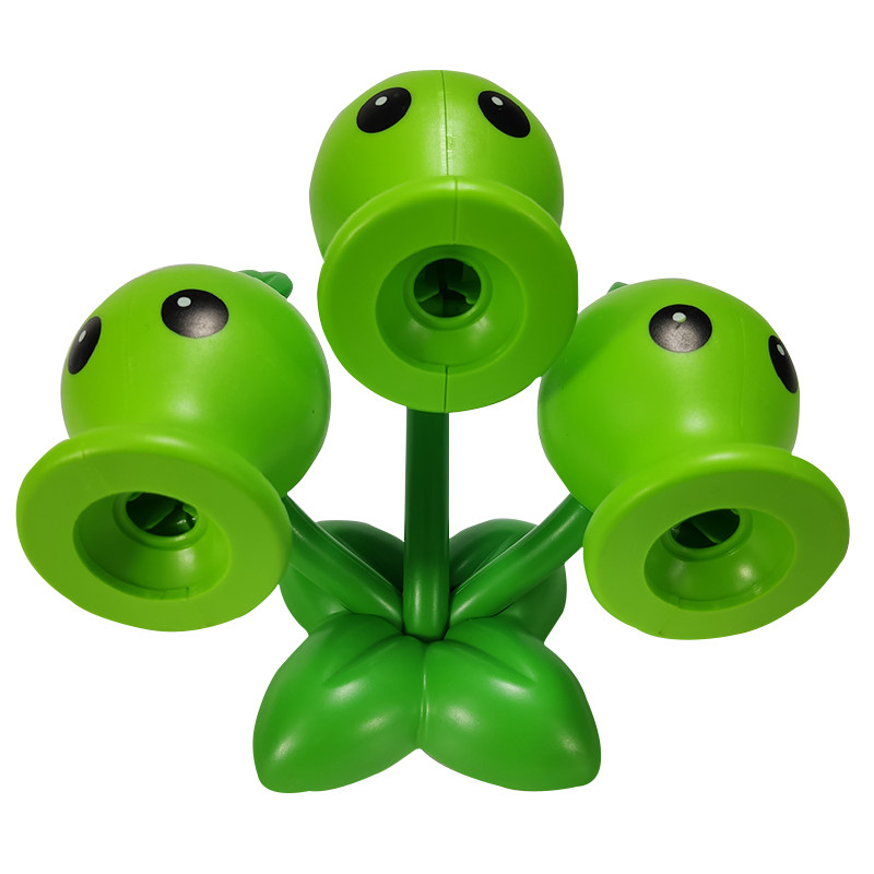 Plants vs. Zombies toys triple shooter three-headed pea pod two-way ice ...