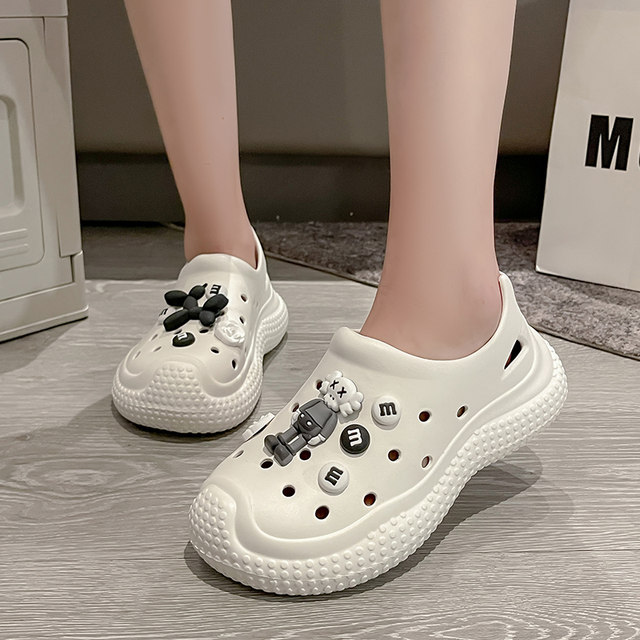 DIY Korean style casual sports clogs for women in summer breathable and ...
