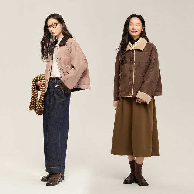 Film Broken Jacket Women's Winter New Tong Tong Millard, Merida, lapel ...