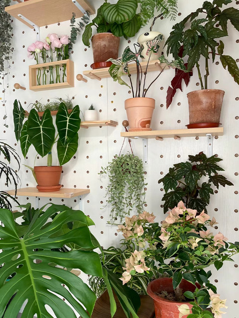 Cave panels, flower frames Customized balcony green planting wall space ...