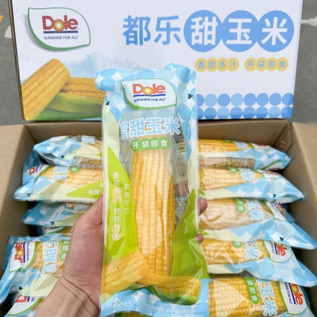 2024 Authentic Du Le Fruit Fruit Sweet Corn 8 Crispy Sweet Bags Dole ...