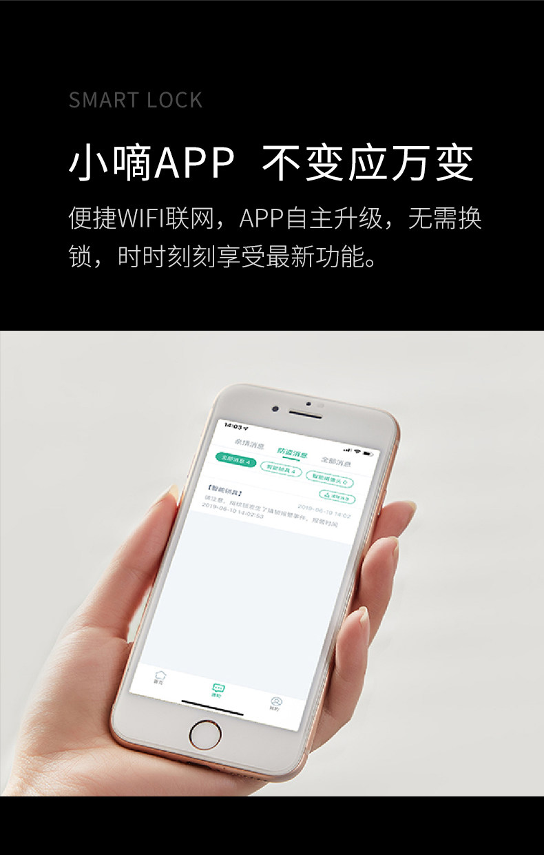 Deschmann v7 e180 wooden door anti-theft intelligent lock | Dessmann ...