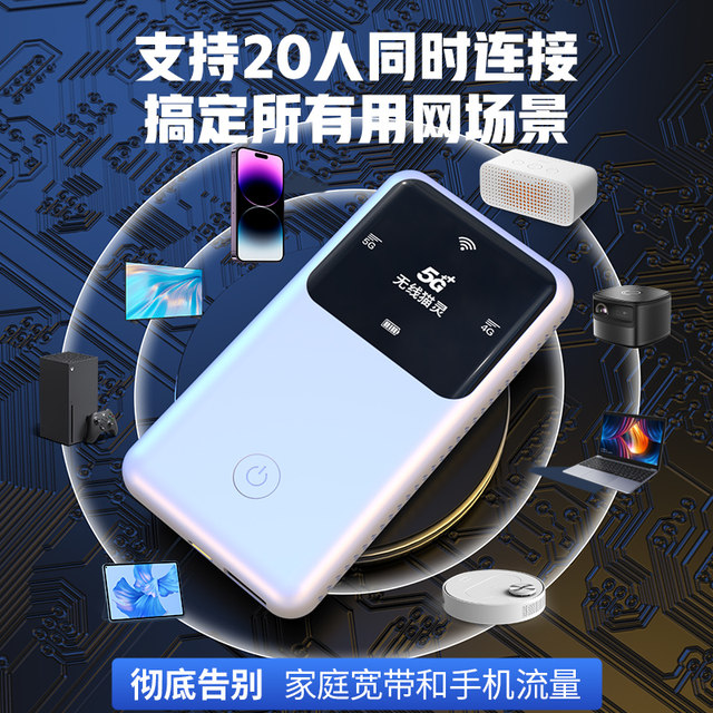 5g portable WiFi mobile wireless network 2024 new Gigabit dual-band ...