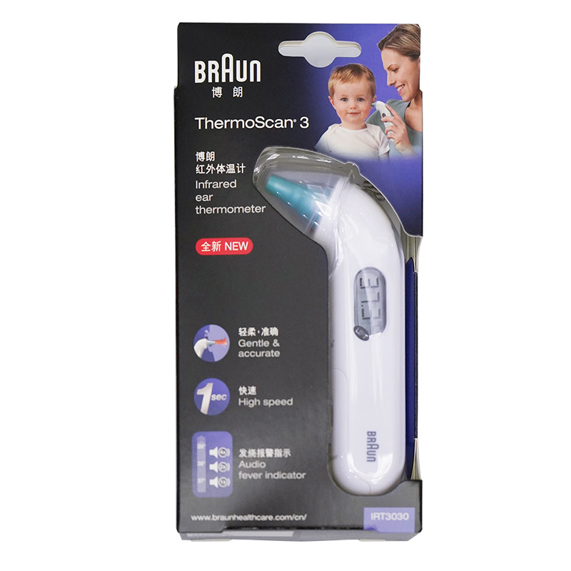 Braun Ear Thermometer IRT3030 - Baby Infrared Electronic Thermometer