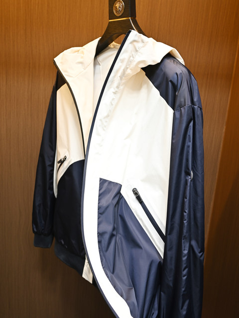 Spring and Autumn Thin Breathable Contrast Color Jacket Men's European ...