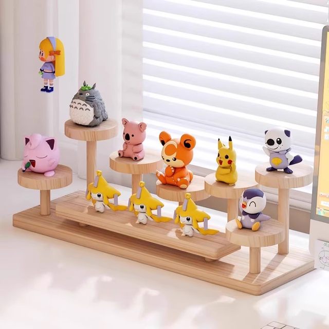 Solid wood display rack, dim sum, succulent props and accessories ...