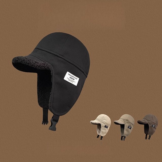 Hat female heating outdoor ride anti -cold and ear -effective thunder ...