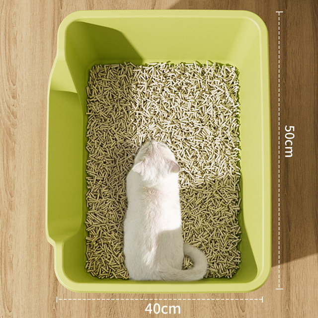 Extra large cat litter box, anti-splash cat toilet, anti-odor giant cat ...