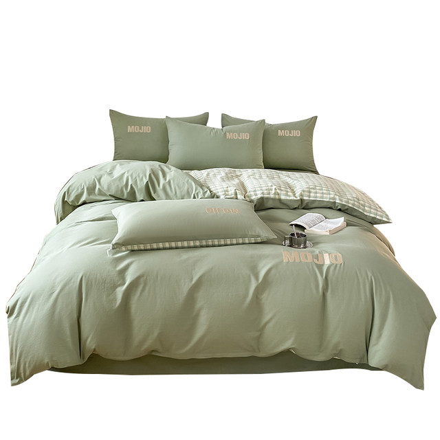 MUJI Class A bed four-piece set 100 pure cotton sheets and duvet covers ...