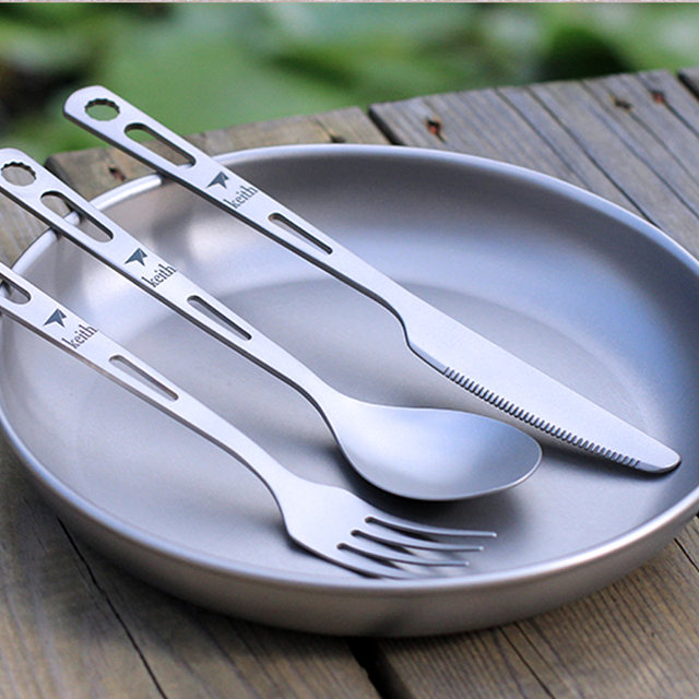 Keith's pure titanium spoon titanium spoon long handle titanium spoon ...