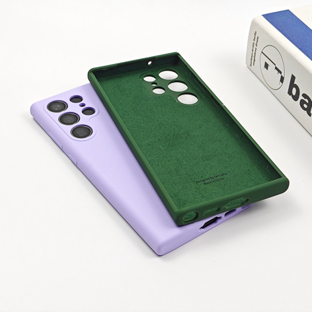 Suitable for Samsung S23ULTRA mobile phone shell real liquid silicone ...