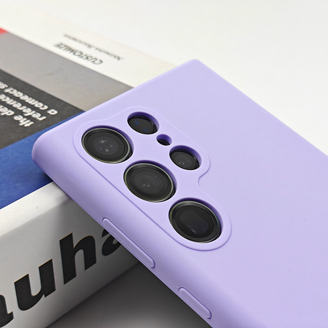 Suitable for Samsung S23ULTRA mobile phone shell real liquid silicone ...
