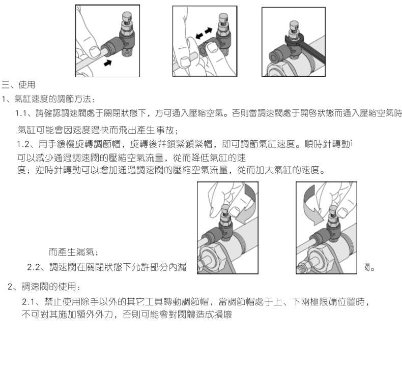 Airtac-zylinder-drosselventil | Airtac