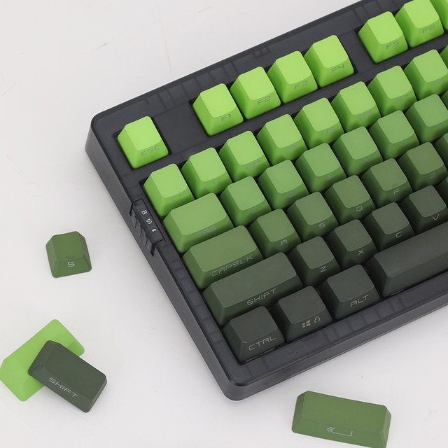 Zohe ZH980 black bamboo side-engraved mechanical keyboard wired ...