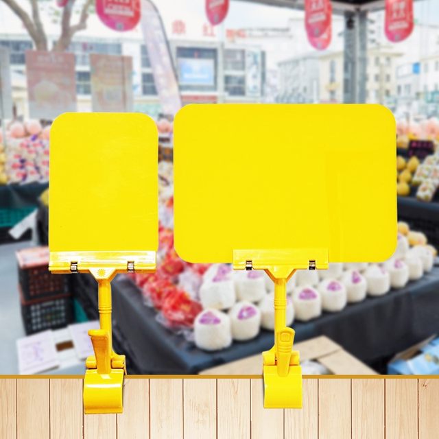 Supermarket waterproof erasable price tag price display card fruit shop ...