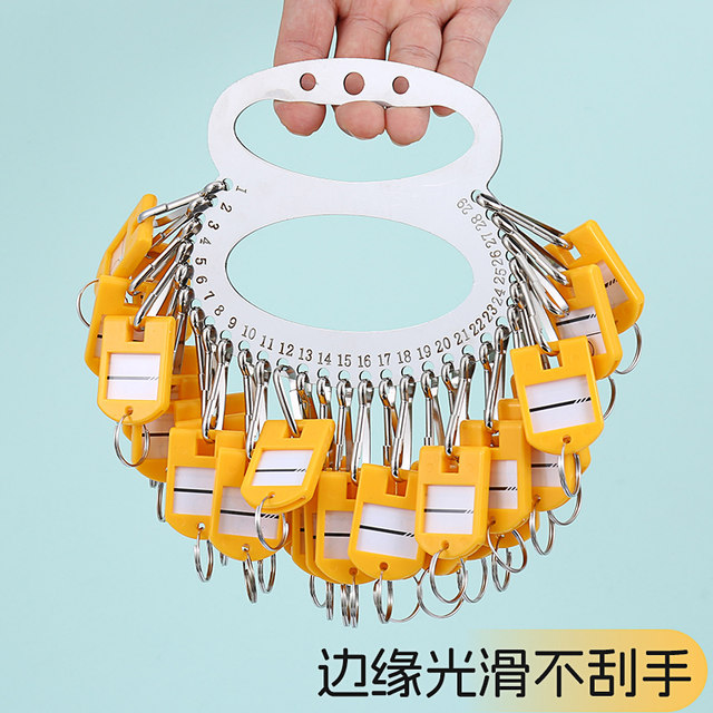 Key ring ring stainless steel key plate disc key plate with mark ...