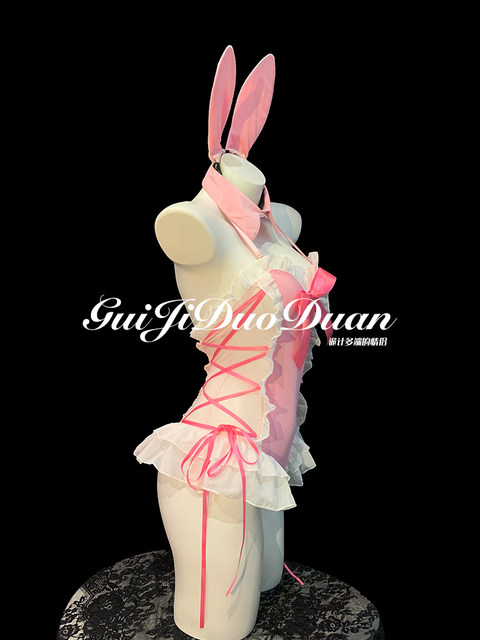 Gj trick sweet bunny girl sexy hot girl cos clothing pure desire role play qqny underwear