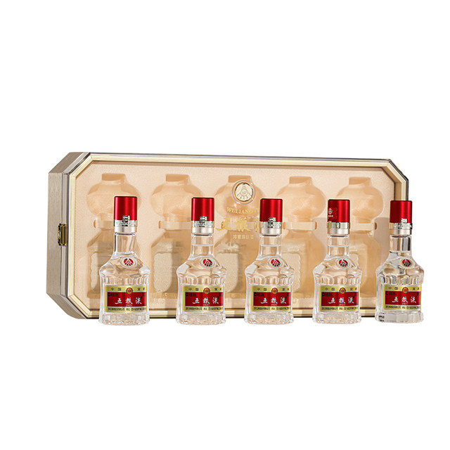 The eighth generation Wuliangye Wufu Linmen wine gift box 52 degrees ...
