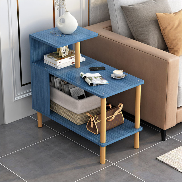 Simple sofa side table, economical small coffee table, rental house ...